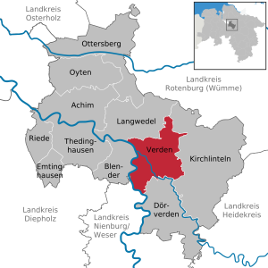 Stadt Verden – Ansichtskarten Landkreis Verden